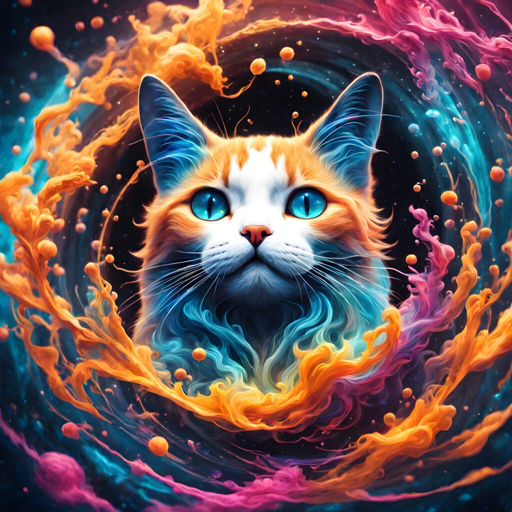 Splash Nebula Cat - Hello Deco!